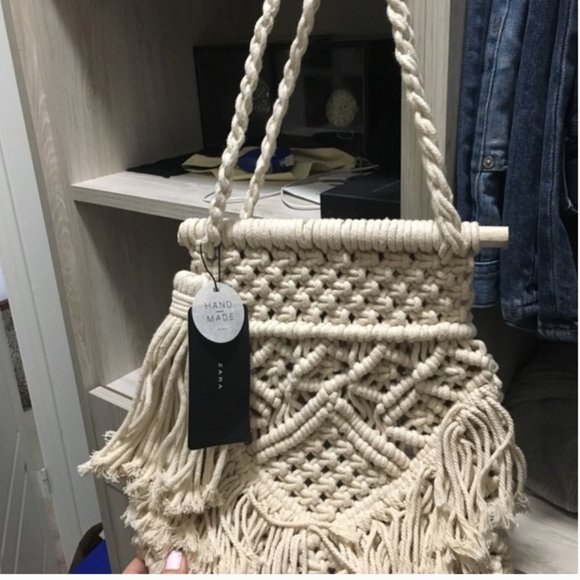 Zara | Bags | Zara Crochet Handmade Bag | Poshmark